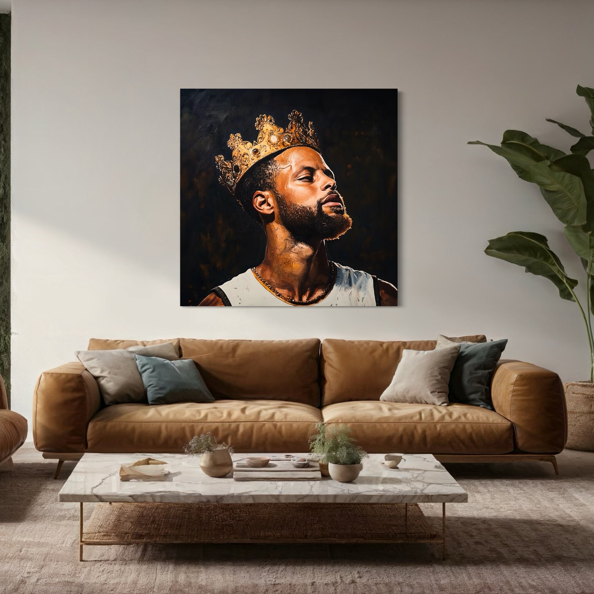 Table NBA LeBron James Roi - Design Wall Decoration | Fabulartz.fr