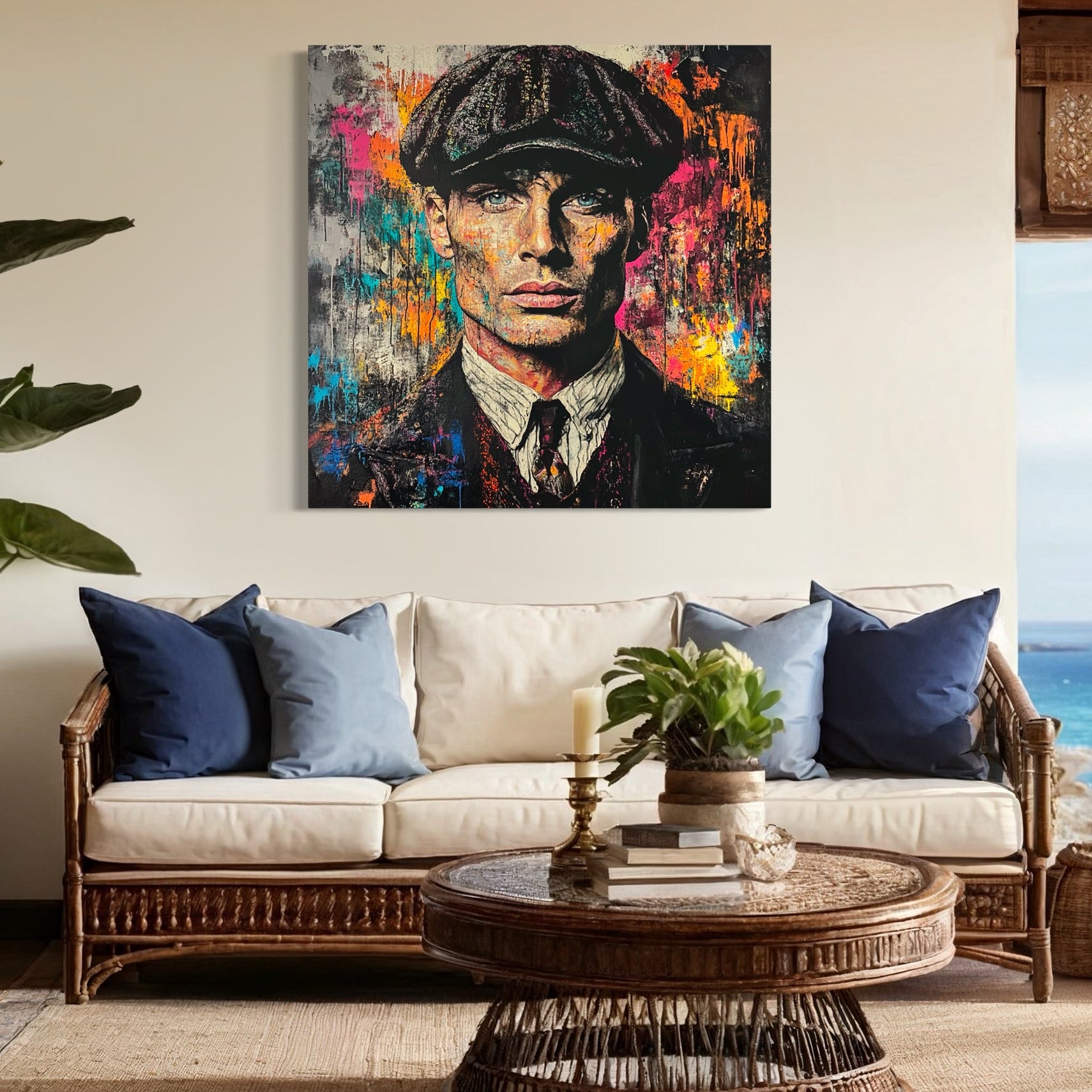 Mafia painting - Thomas Shelby - Décoration Murale | Fabulartz.fr
