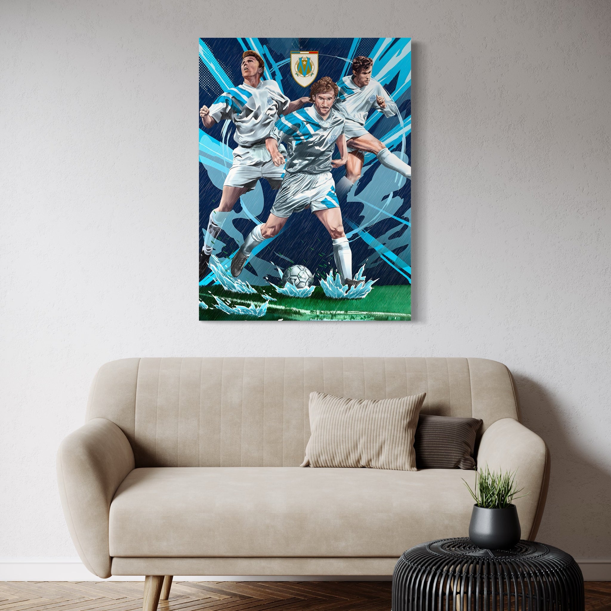 Tableau OM Legends in Action - Wall Frame | Fabulartz.fr