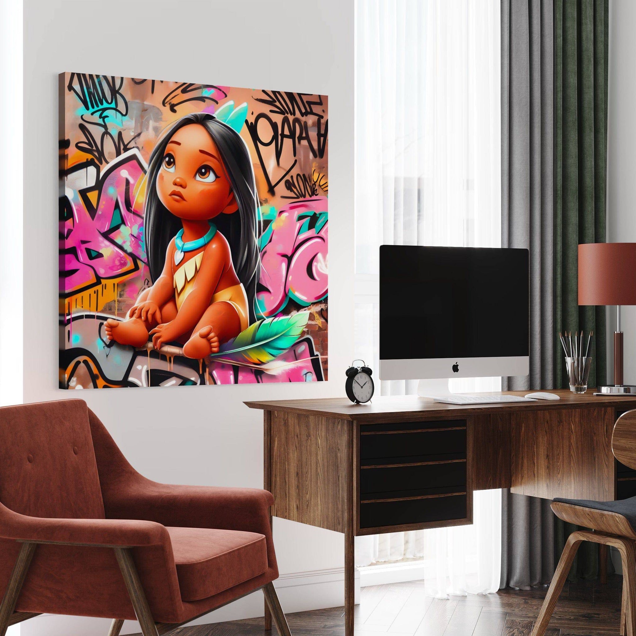 Tableau Enfant Baby Pocahontas - Décoration Murale Inspirante ...