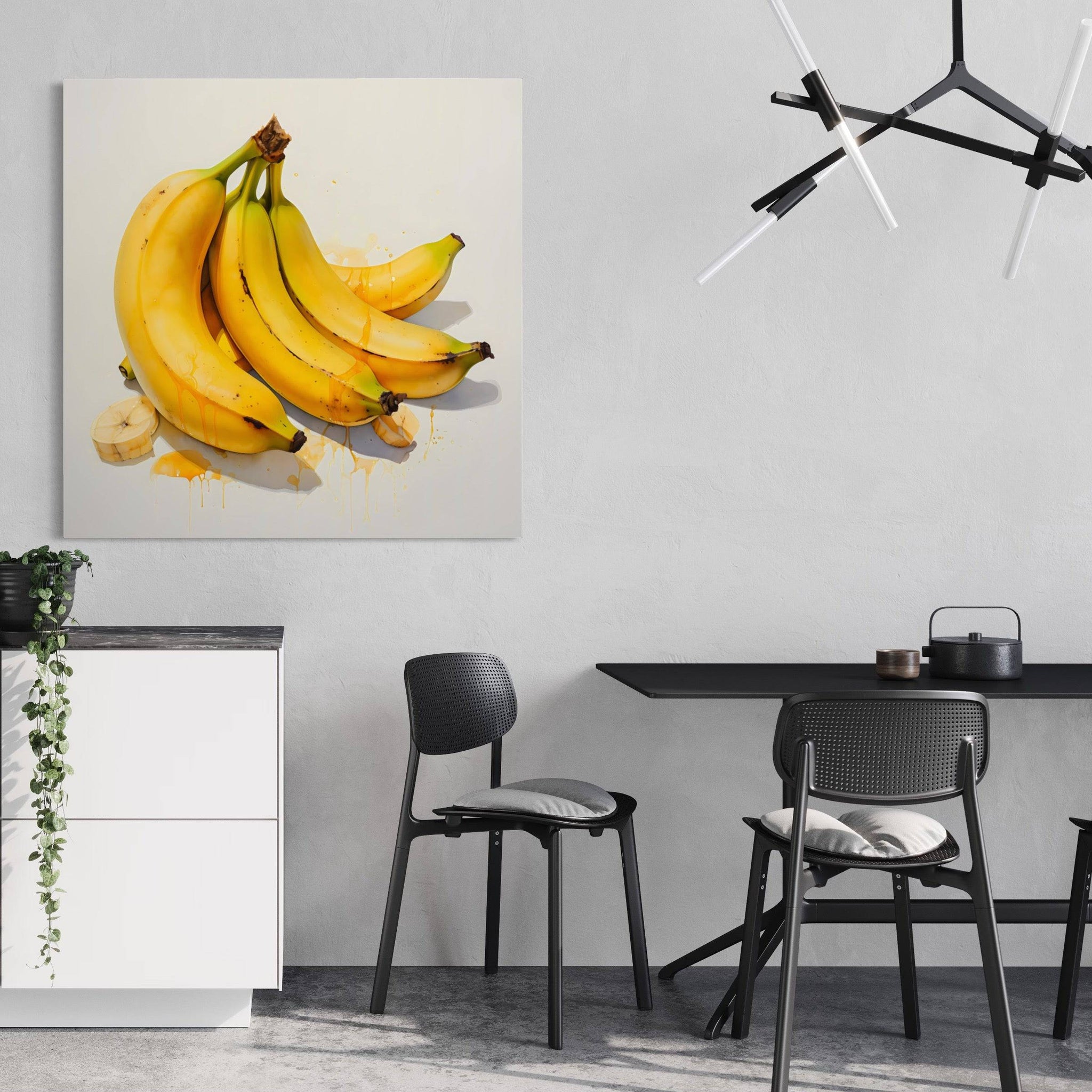Tableau Cuisine "Douceur de Bananes" - Cadre Déco Design | Fabulartz.fr