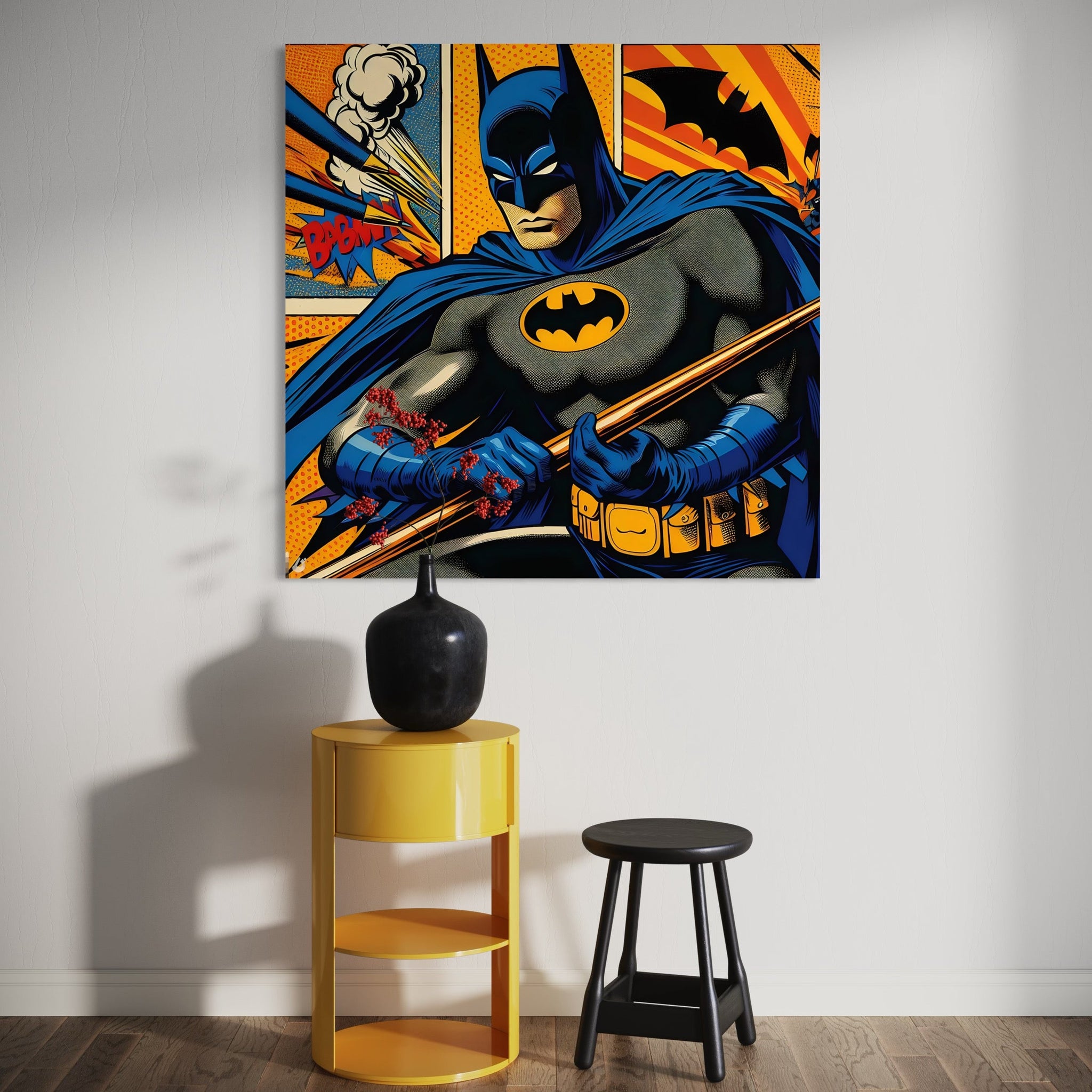 Tableau Batman Comic Style - Décoration Murale Colorée | Fabulartz.fr